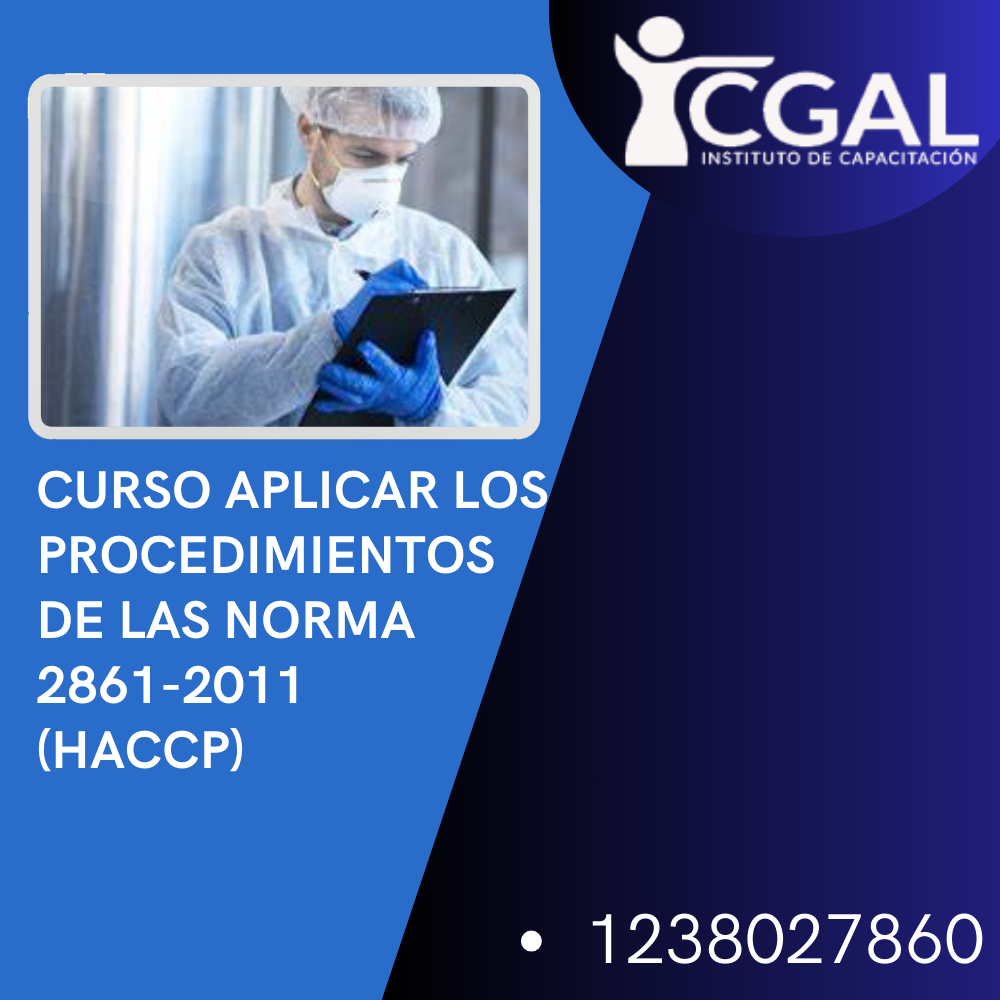 Aplicar Los Procedimientos De Las Norma 2861-2011 (Haccp) - ICGAL